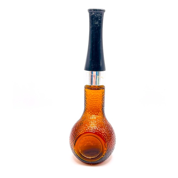 Avon | Accents | Vintage Avon Golf Ball Pipe Decanter Empty Amber Brown ...